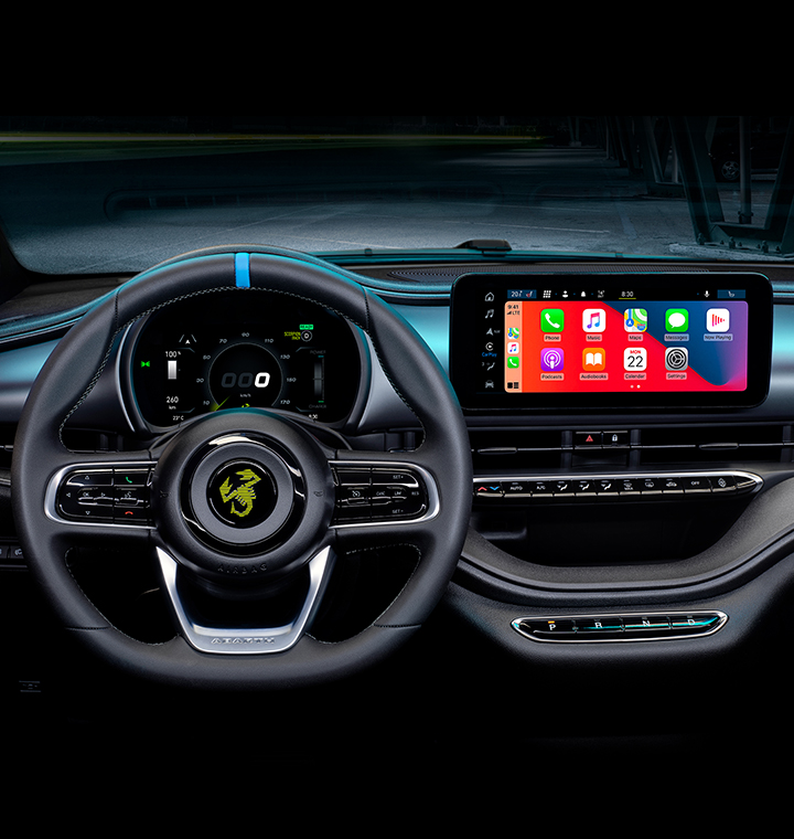 Abarth 500e: l'auto connessa per un comfort superiore | Abarth